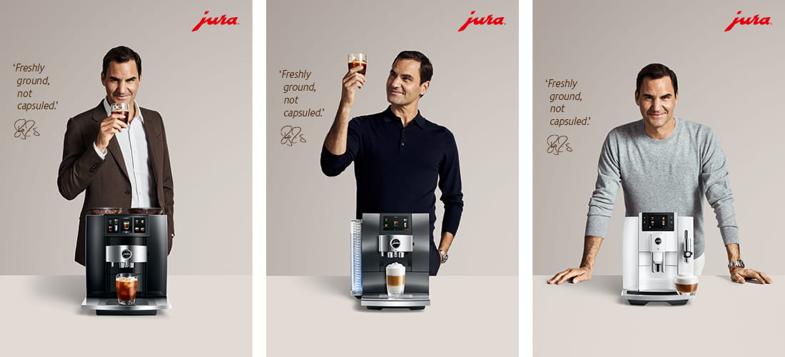 Enjoy the best like Roger Federer - JURA Coffee Machines - Specialities ...